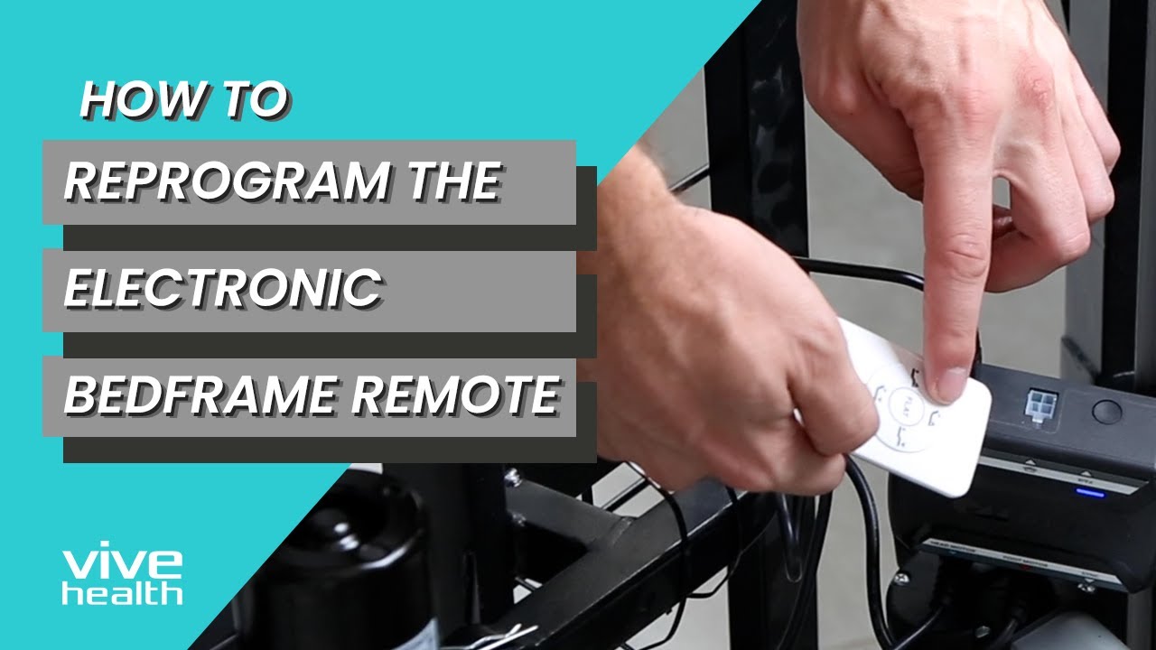 Reprogramming the Electric Bed Frame Remote - Vive - YouTube
