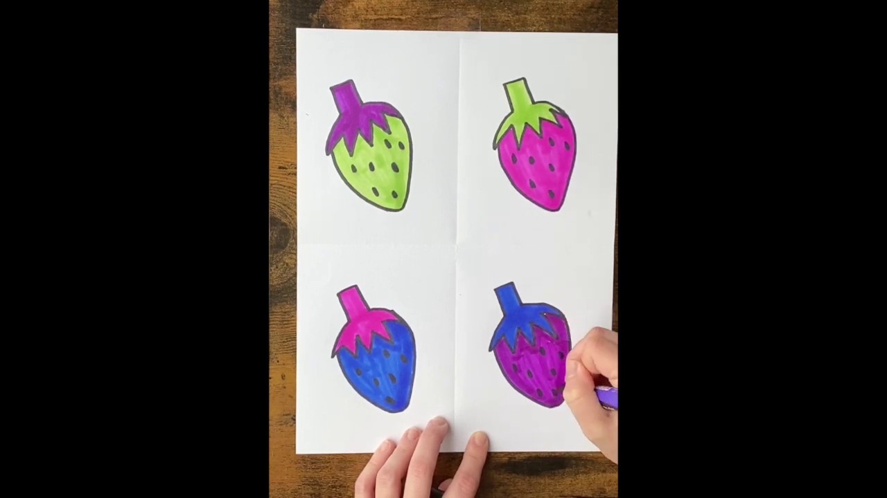 Andy Warhol inspired art lesson - YouTube