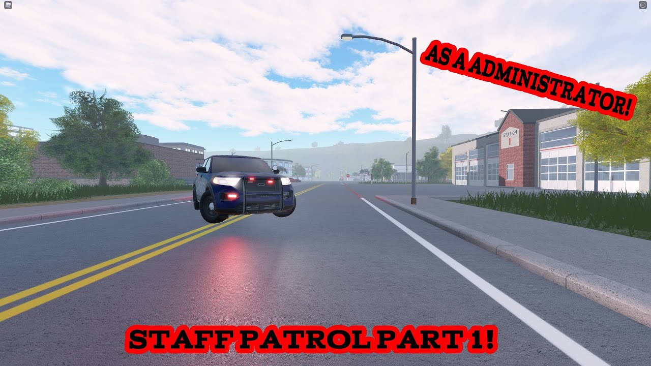 Admin patrol 1! #moderator #roblox #erlc - YouTube