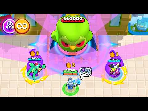 COSMO TEAM'S INFINITE HYPERCHARGE BUFFIES SUPERS BROKE DUOLINGO 🔥 Brawl Stars 2026 Funny Moments