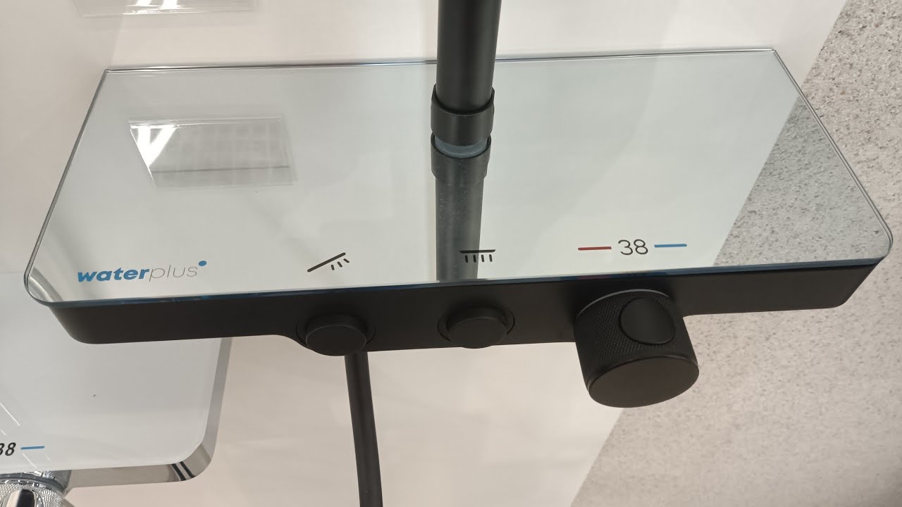 Devit Water Plus HB-GRD013B Thermostatic shower system, black matte Термостатична душова система ...