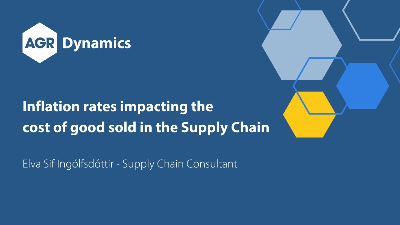 Inflation rates impacting the cost of good sold in the Supply Chain ...