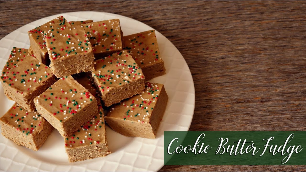Easy, Holiday Dessert! | Cookie Butter Fudge - YouTube