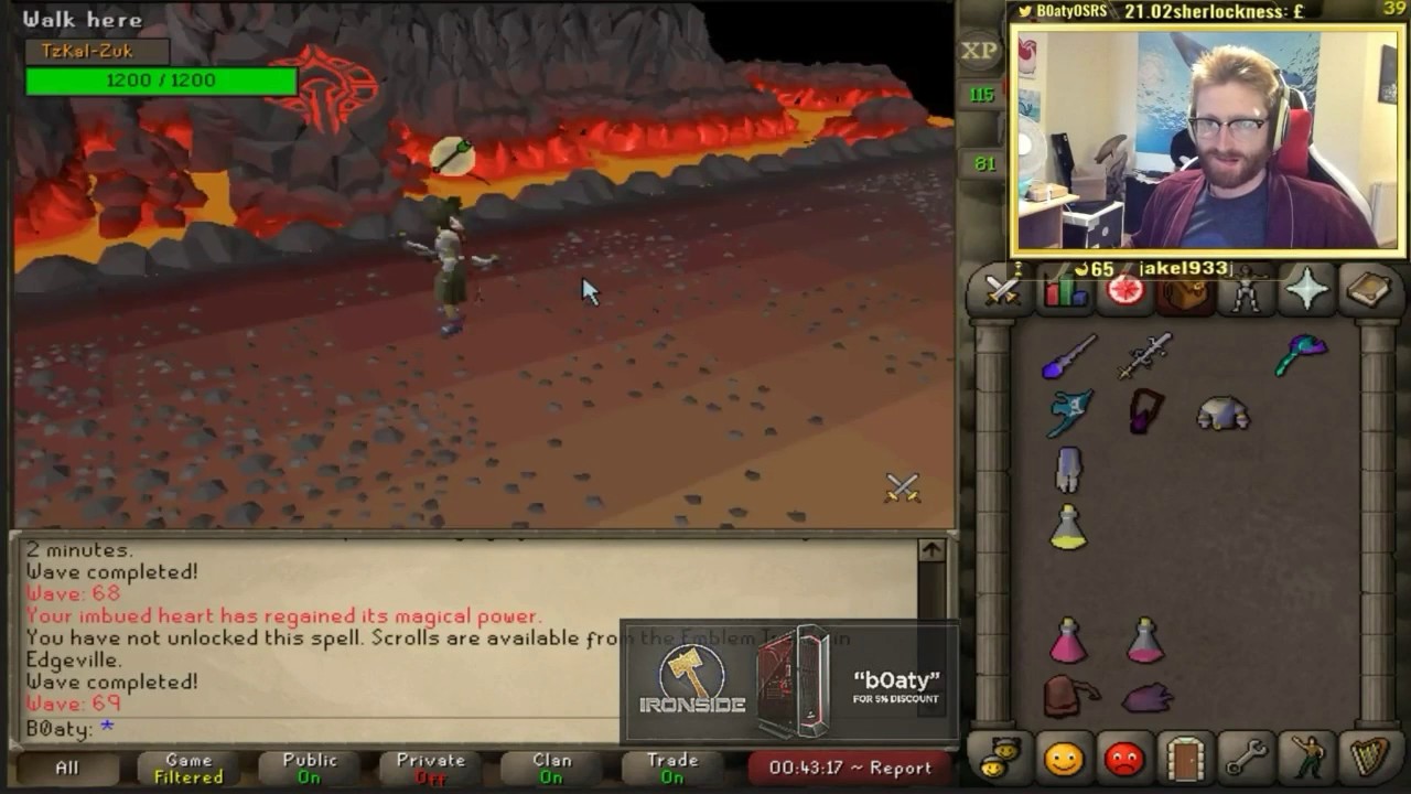 Osrs inferno boss battle - YouTube