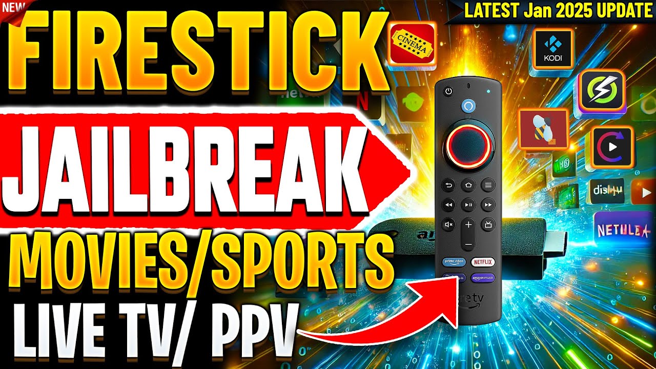 🔴Jailbreak Firestick & Unlock ALL Apps for FREE (Fully LOADED In 5 Mins ...