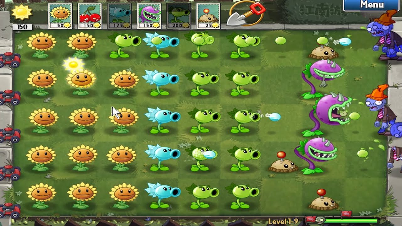 PvZ 2 Pak Plants vs Zombies Walkthrough Part 2 - YouTube
