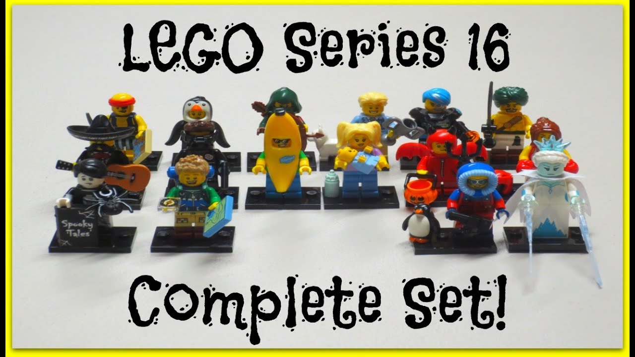 Lego Minifigures Series 16 - Complete Set Opening & Review + Bump Codes ...