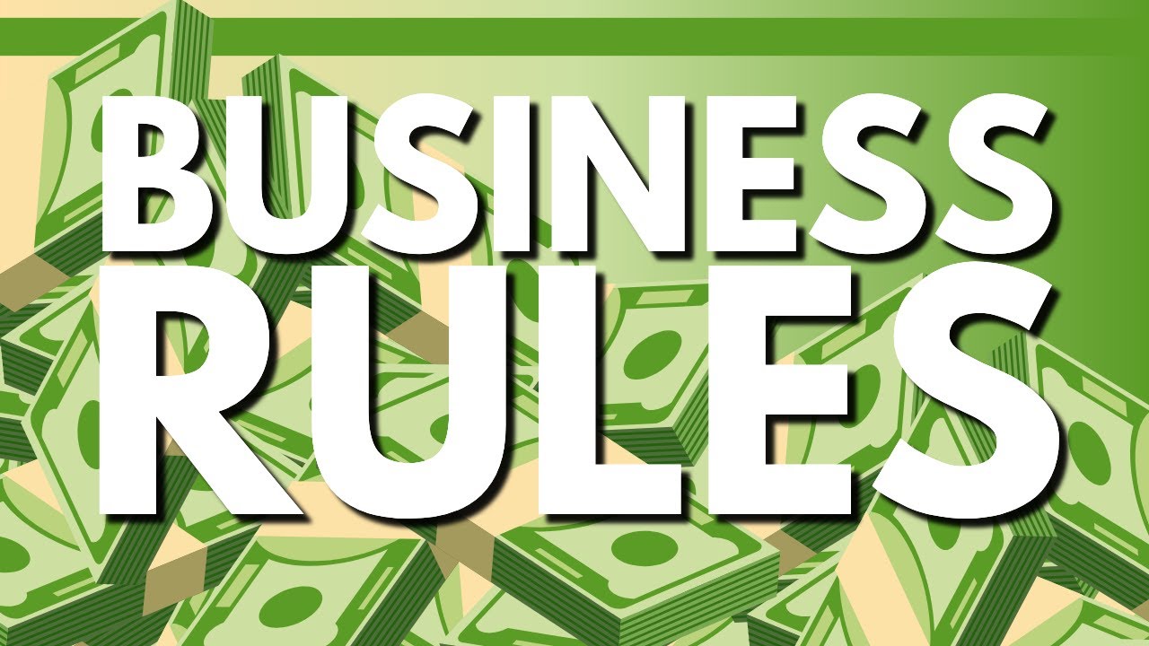 Business Rules that Incorporate Those around You - Rules for Financial ...