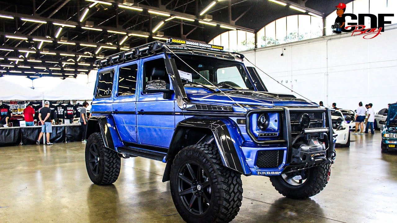 Mercedes Benz Brabus 4x4 2 G-Wagon on 22" HRE Wheels - YouTube