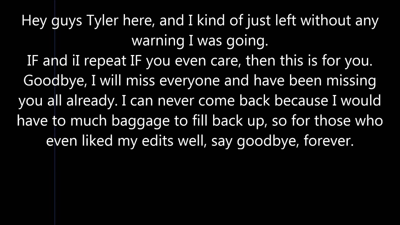 My Final Goodbye - YouTube