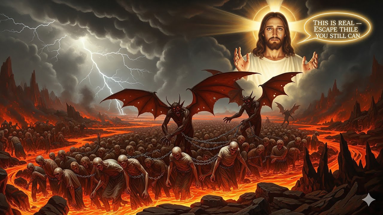"The Bible Warns: Hell is a Place of Fear, Darkness, and Fire 😰📖🔥 ...