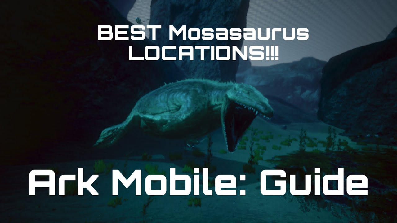 Mosasaurus Locations: Ark Mobile - YouTube