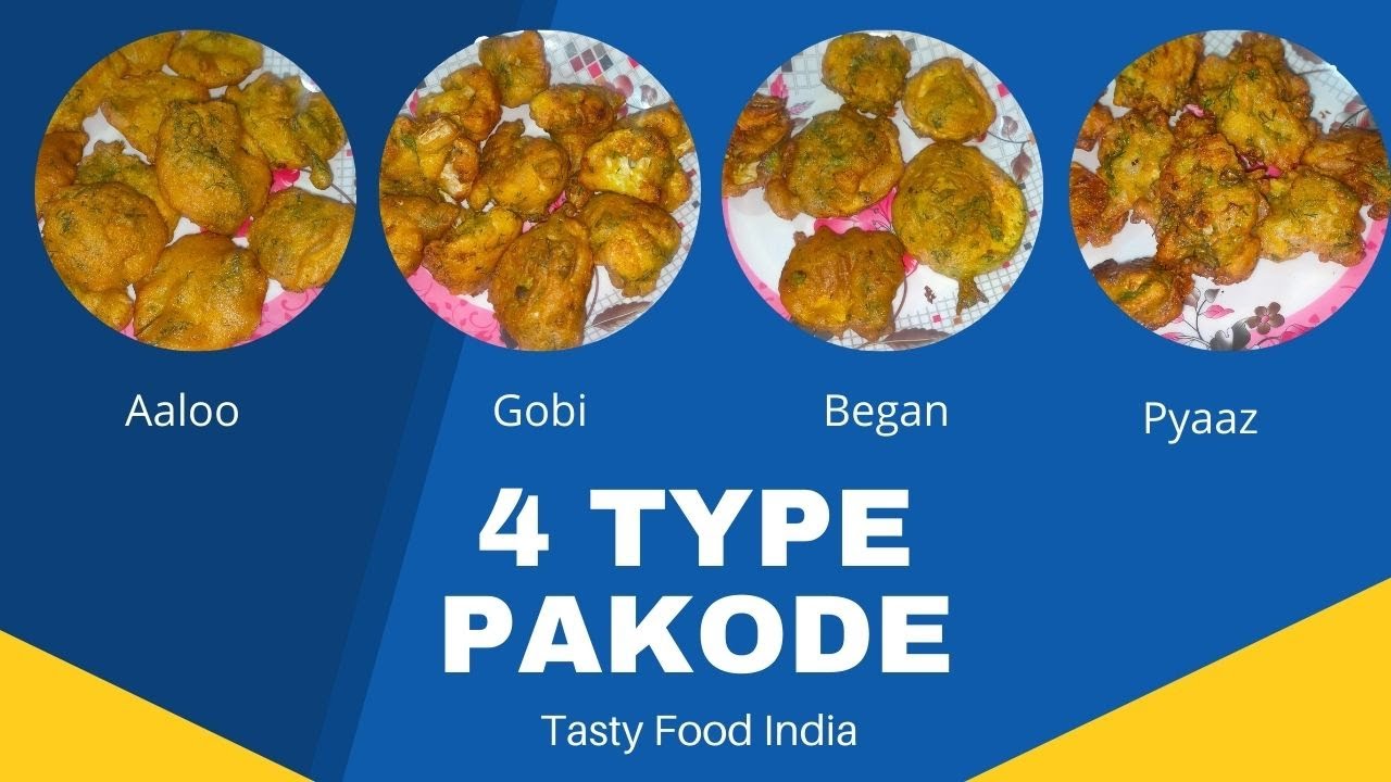 4 Type pakode | aloo ke pakode | home made crispy pakode | pakode | # ...