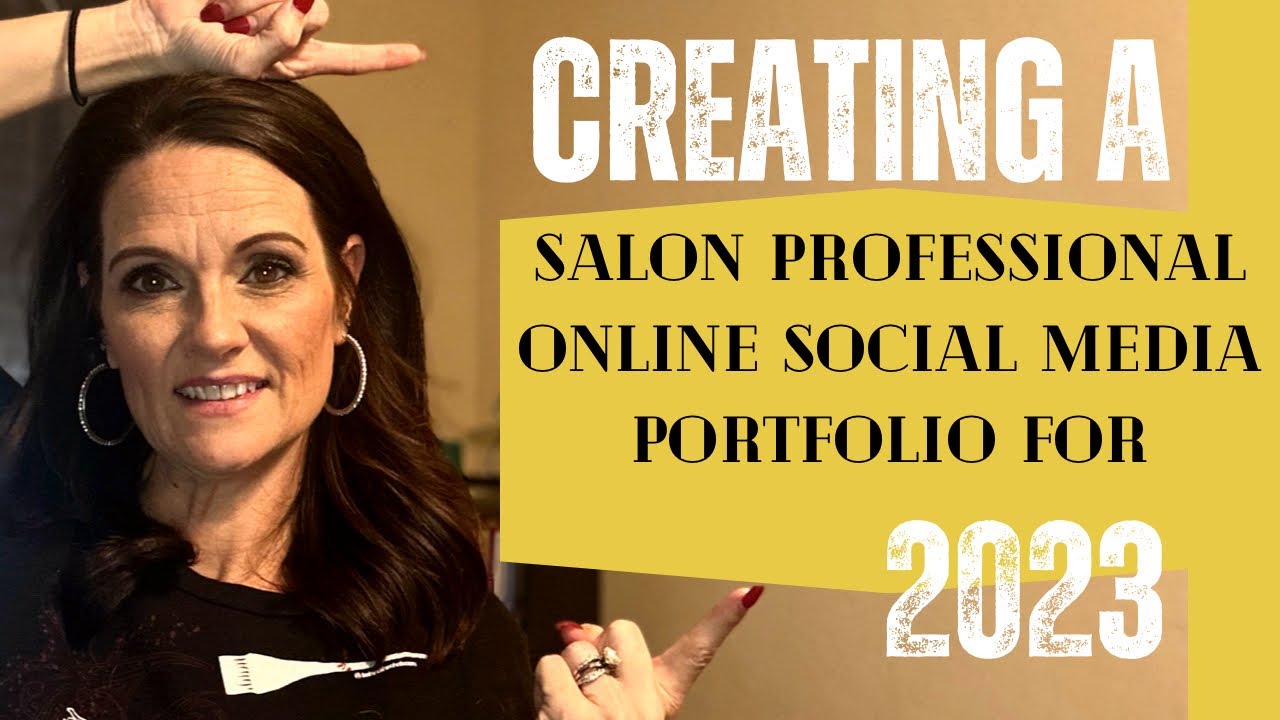 How to create a Salon Professional Portfolio & a (Social Media ...