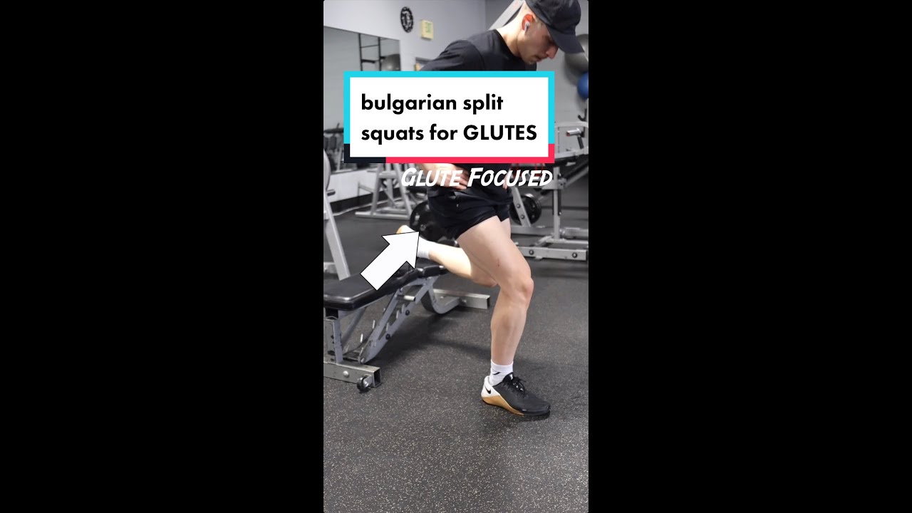 GLUTE-FOCUSED Bulgarian Split Squat - Schaum Fitness - YouTube