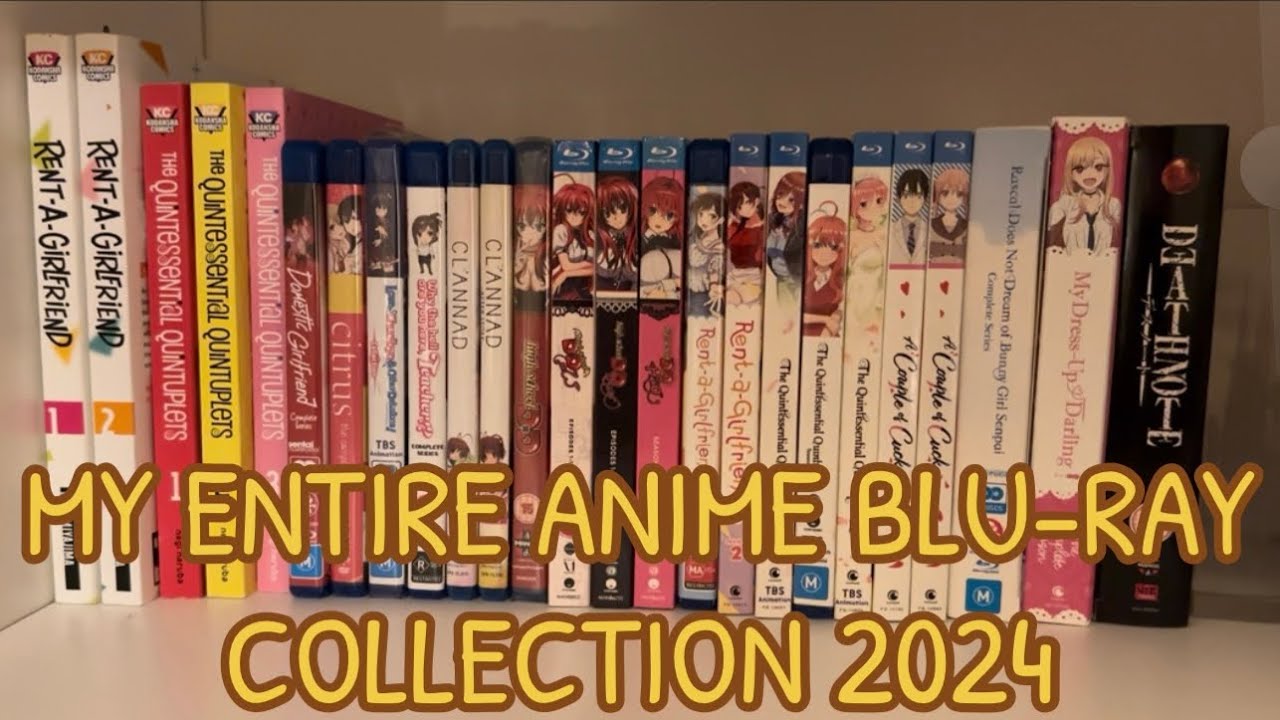 MY ENTIRE ANIME BLU-RAY COLLECTION (2024) - YouTube