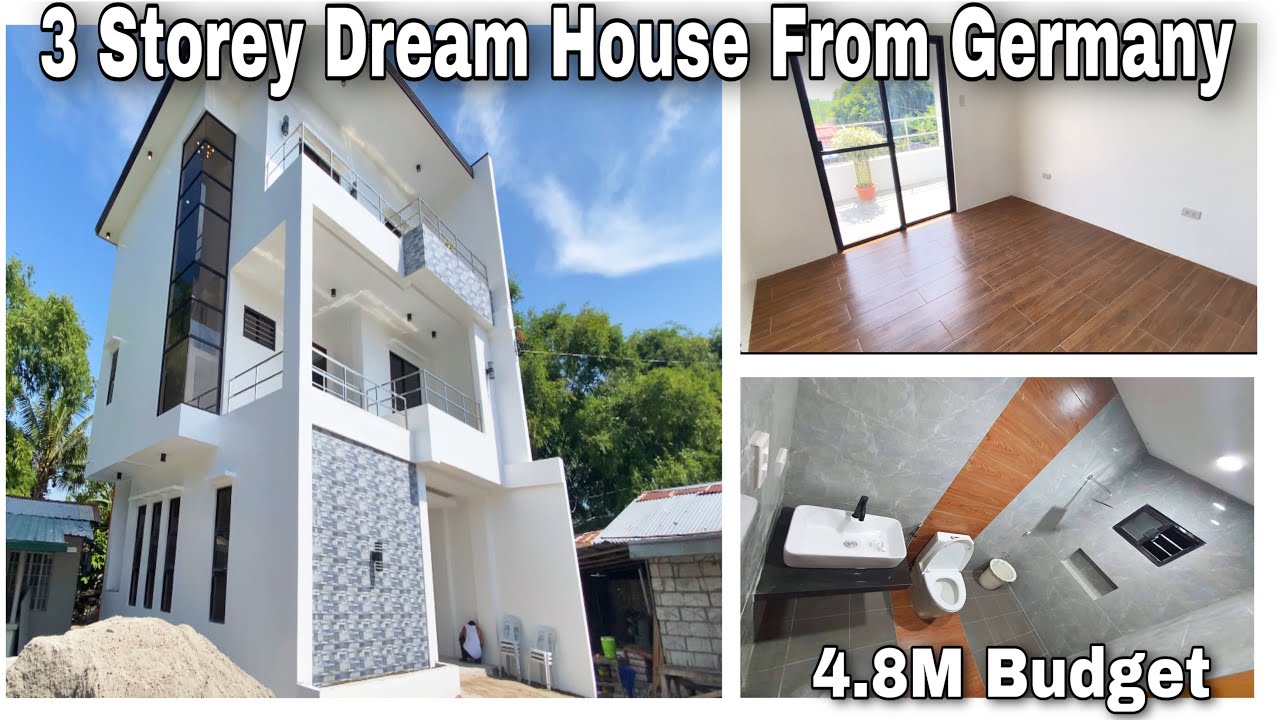 3 Storey OFW dream house from Germany / 4.8m budget dream house - YouTube