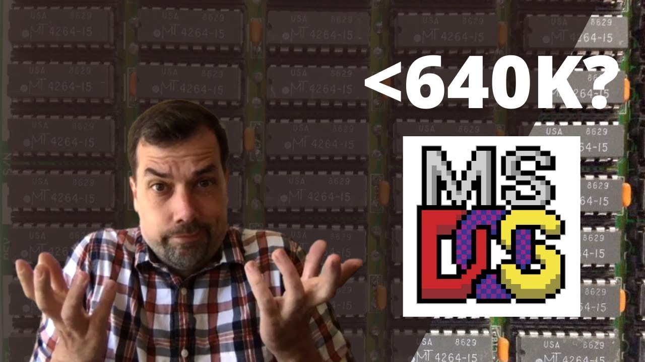 What was it like with less than 640k RAM? A quick example. - YouTube