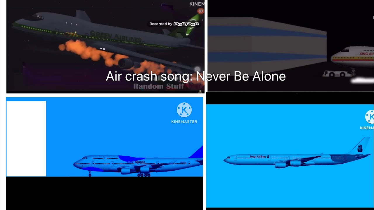 Air crash song: never be alone - YouTube