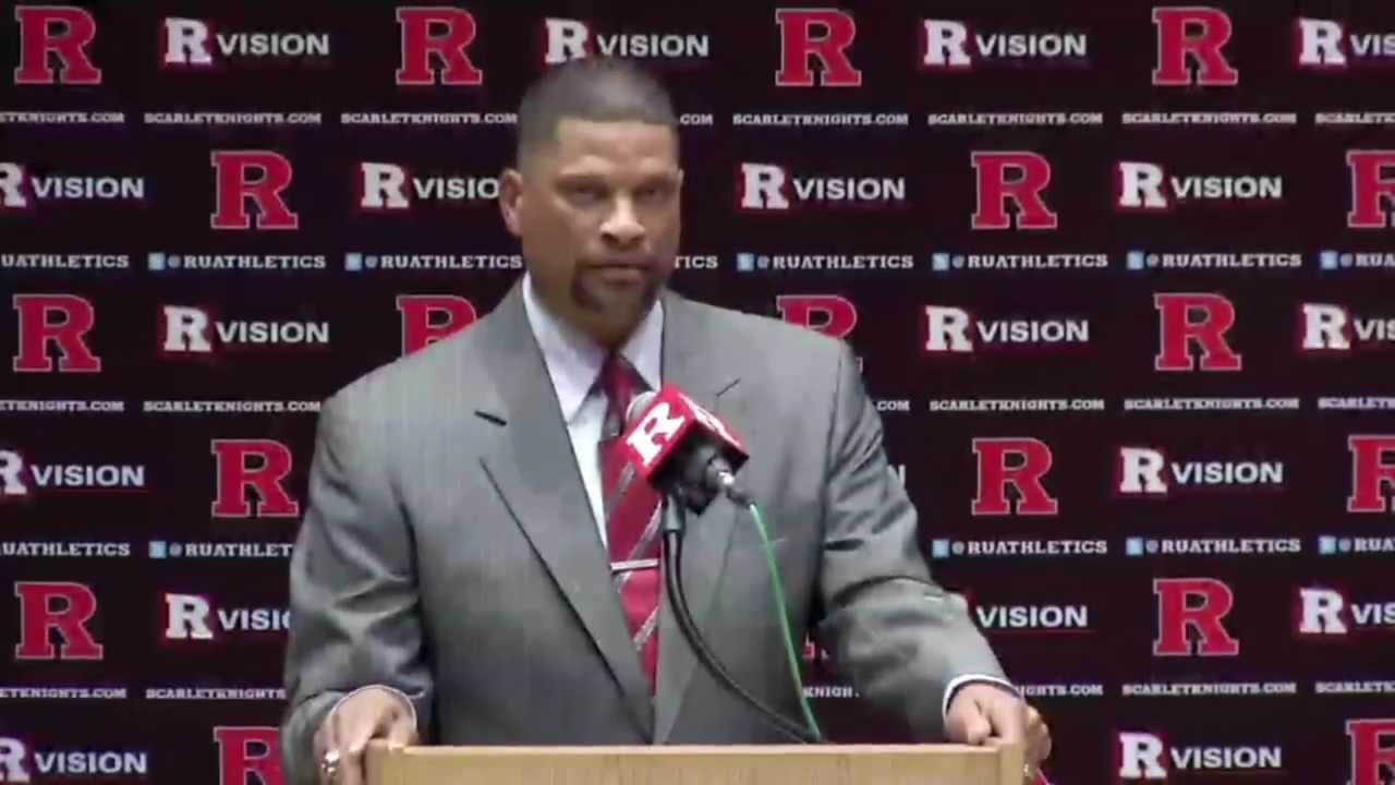 Rutgers Introduces Eddie Jordan As New Head Basketball Coach - YouTube