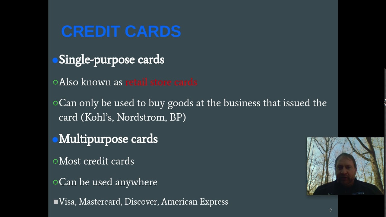 Credit Basics with Credit Cards - YouTube