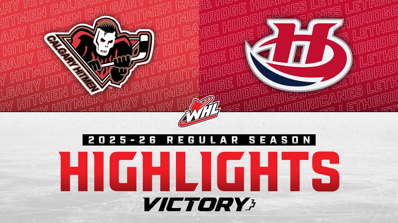 Calgary Hitmen at Lethbridge Hurricanes 10/17 | WHL Highlights 2025-26 ...