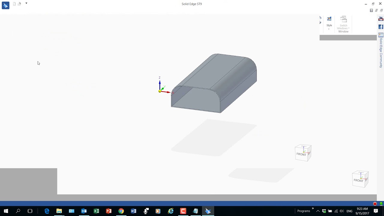 Where used in Solid Edge ST9 - YouTube
