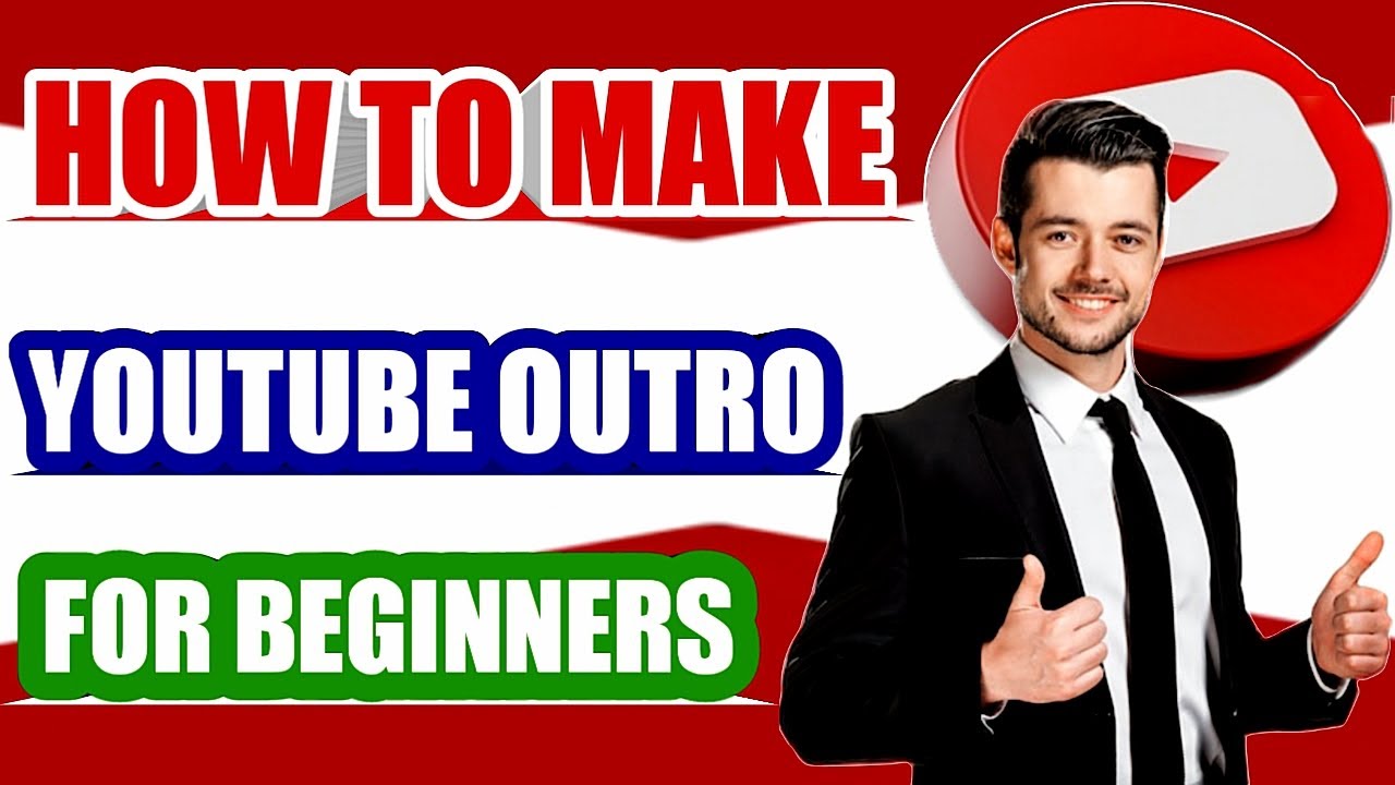 How to make an outro | How to make outro for youtube | youtube outro ...