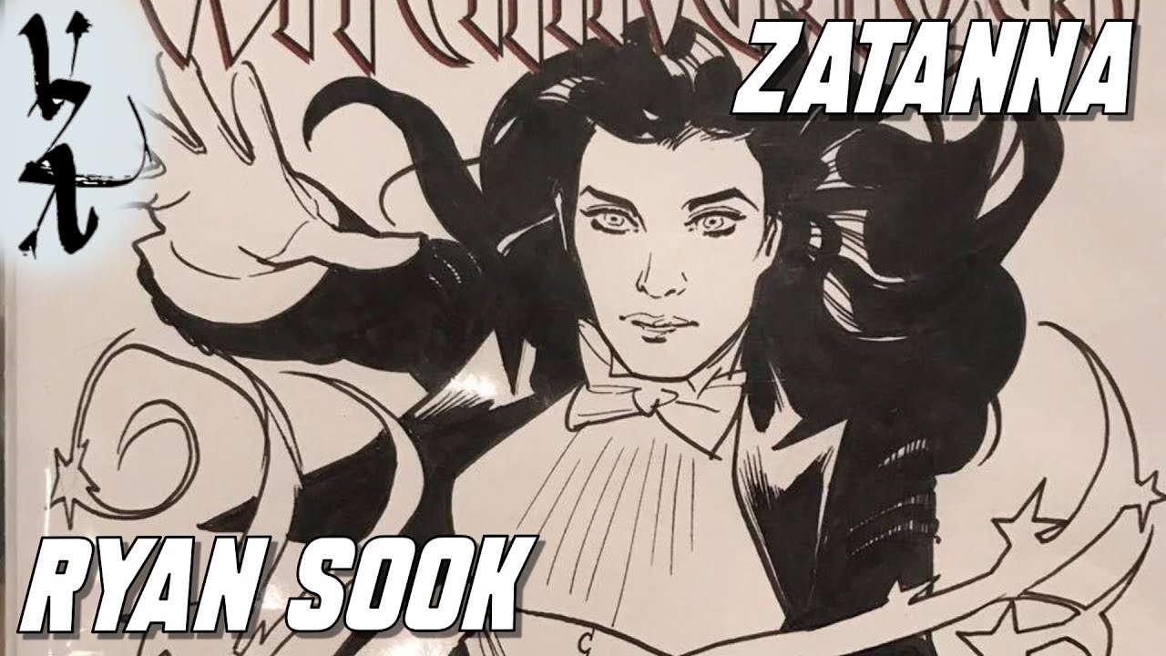 Ryan Sook drawing Zatanna - YouTube