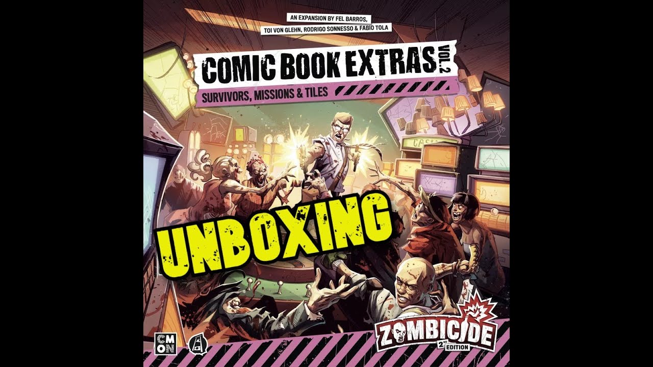 ZOMBICIDE | Comic Book Extras #2 | Unboxing - YouTube