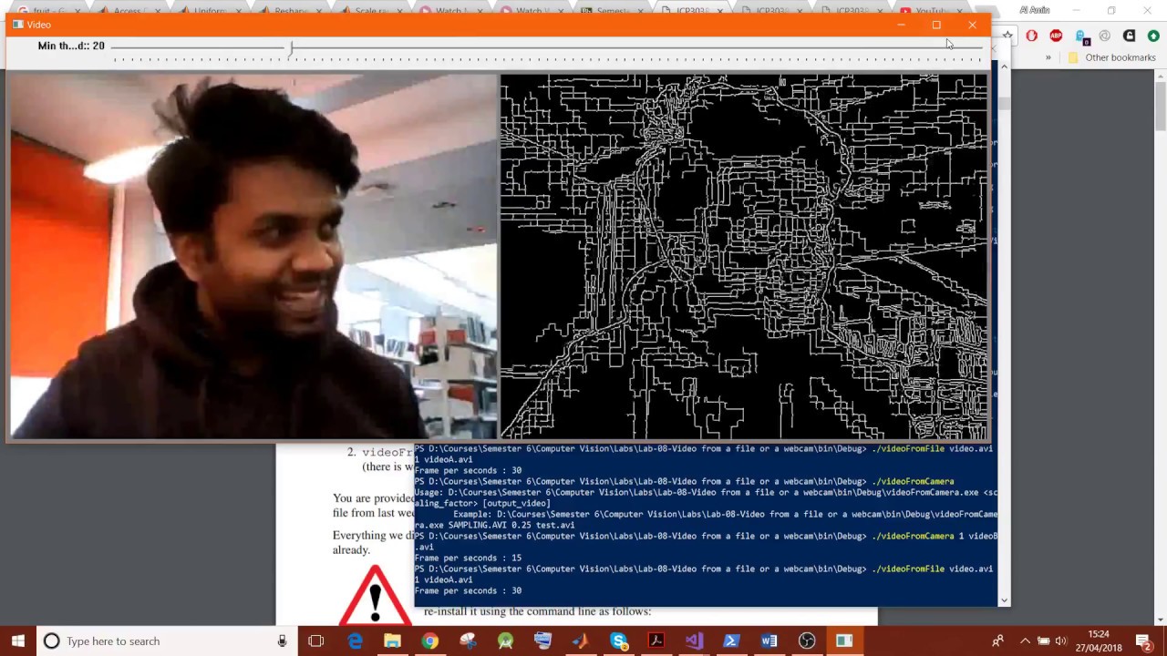 Run a Video From a File in OpenCV(Lab8 ICP-3038) - YouTube