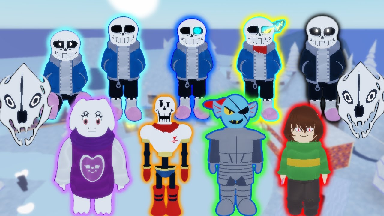 Undertale Multiversal Showdown：All (True) Lab Characters Showcase - YouTube