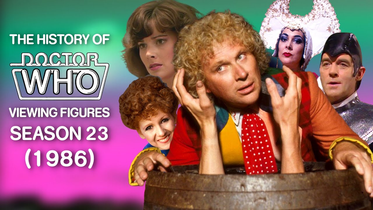 The History of Doctor Who Viewing Figures: Season 23 (1986) - YouTube