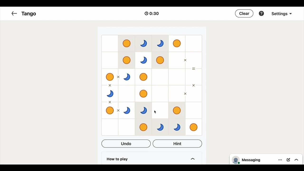 LinkedIn Games - Tango #84 #tango - YouTube