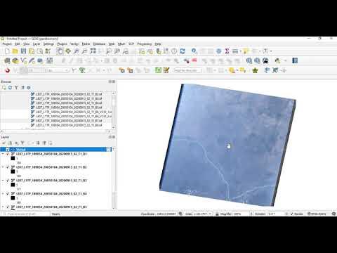 Build Virtual Raster and Laterstack in QGIS - YouTube