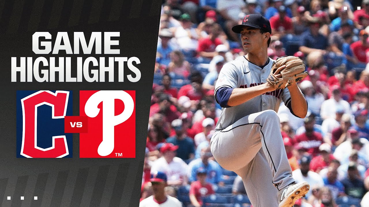 Guardians vs. Phillies Game Highlights (7/28/24) | MLB Highlights - YouTube