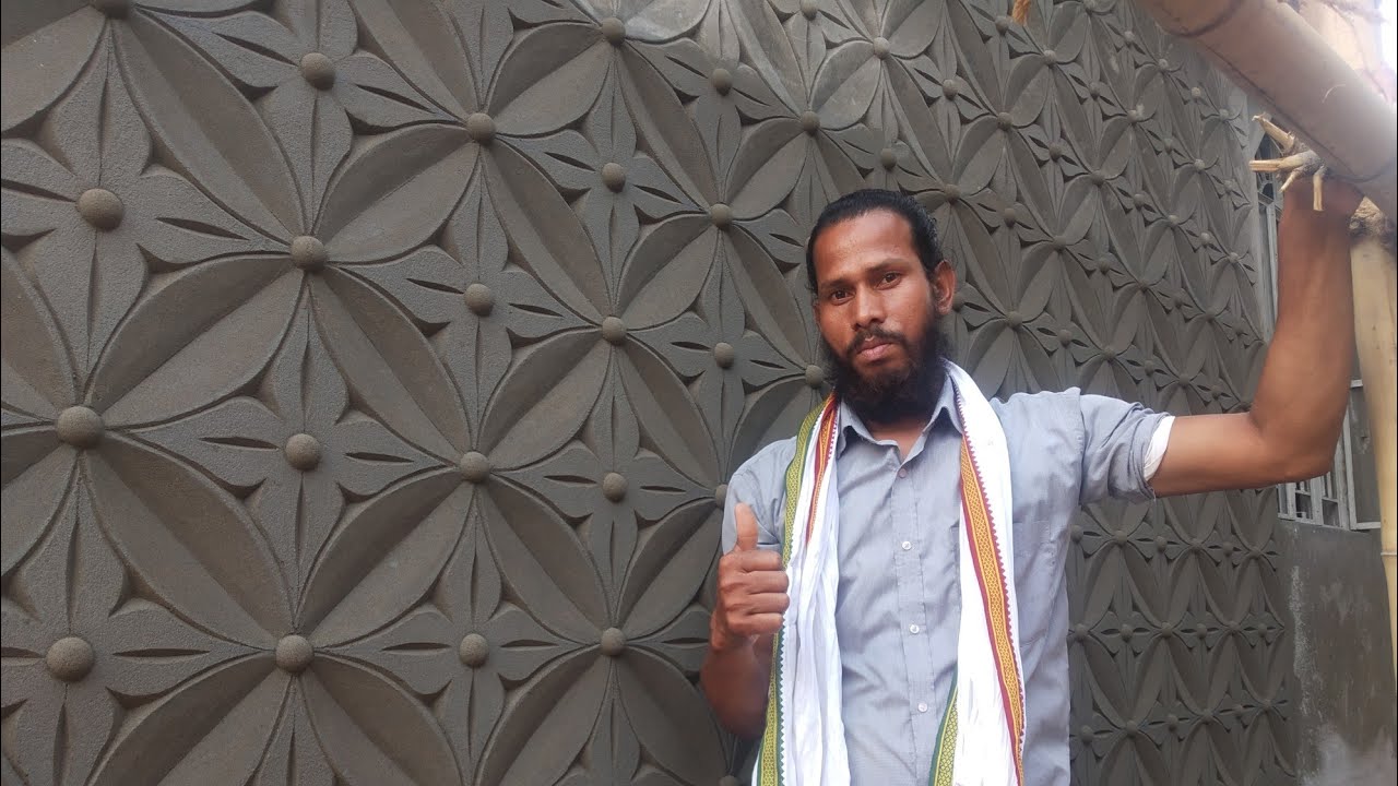 Amazing Wall Plaster design In Public House🏠🏠🏠 - YouTube