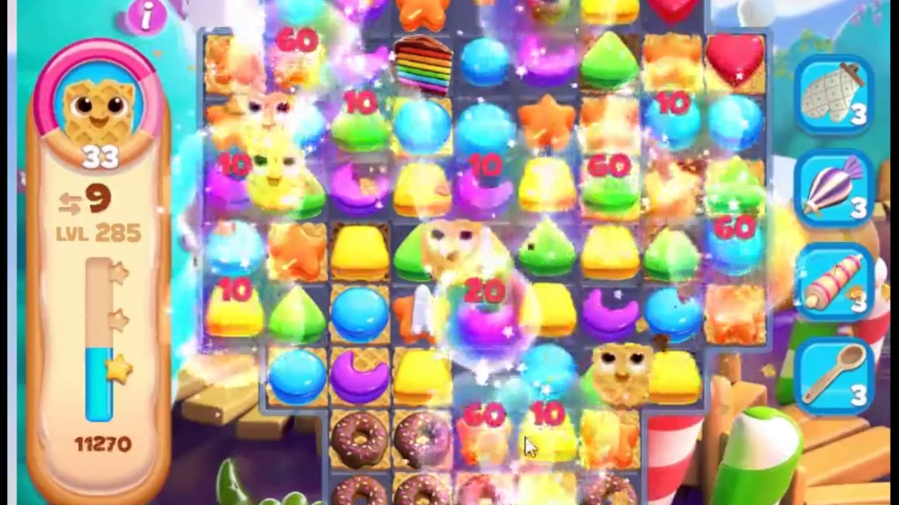 Cookie Jam Blast Level 285 - NO BOOSTERS 🍪 | SKILLGAMING OFFICIAL - YouTube