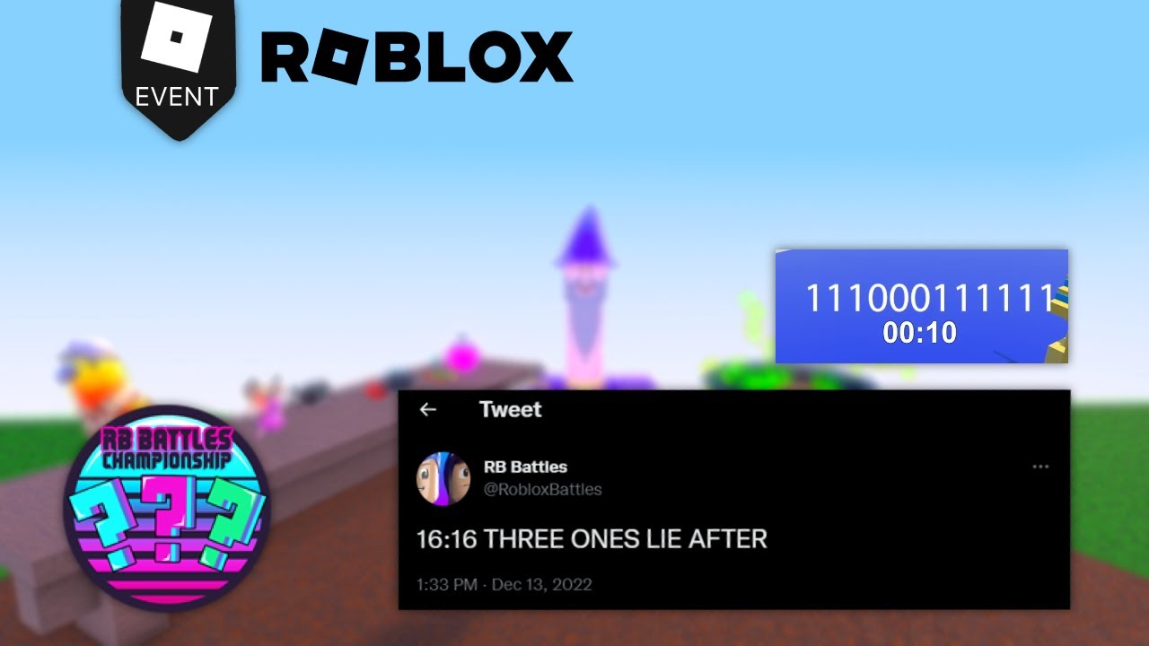 Wacky Wizards Hint + Code? | RB BATTLES | Roblox - YouTube