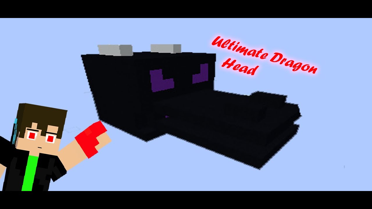 I MADE AN EPIC DRAGON HEAD | Minecraft Dragon Head Night Warrior SMP ...