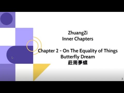 Butterfly Dream by Zhuang Zi - YouTube