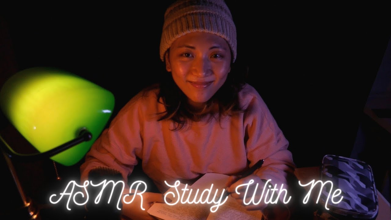 ASMR study with me - YouTube