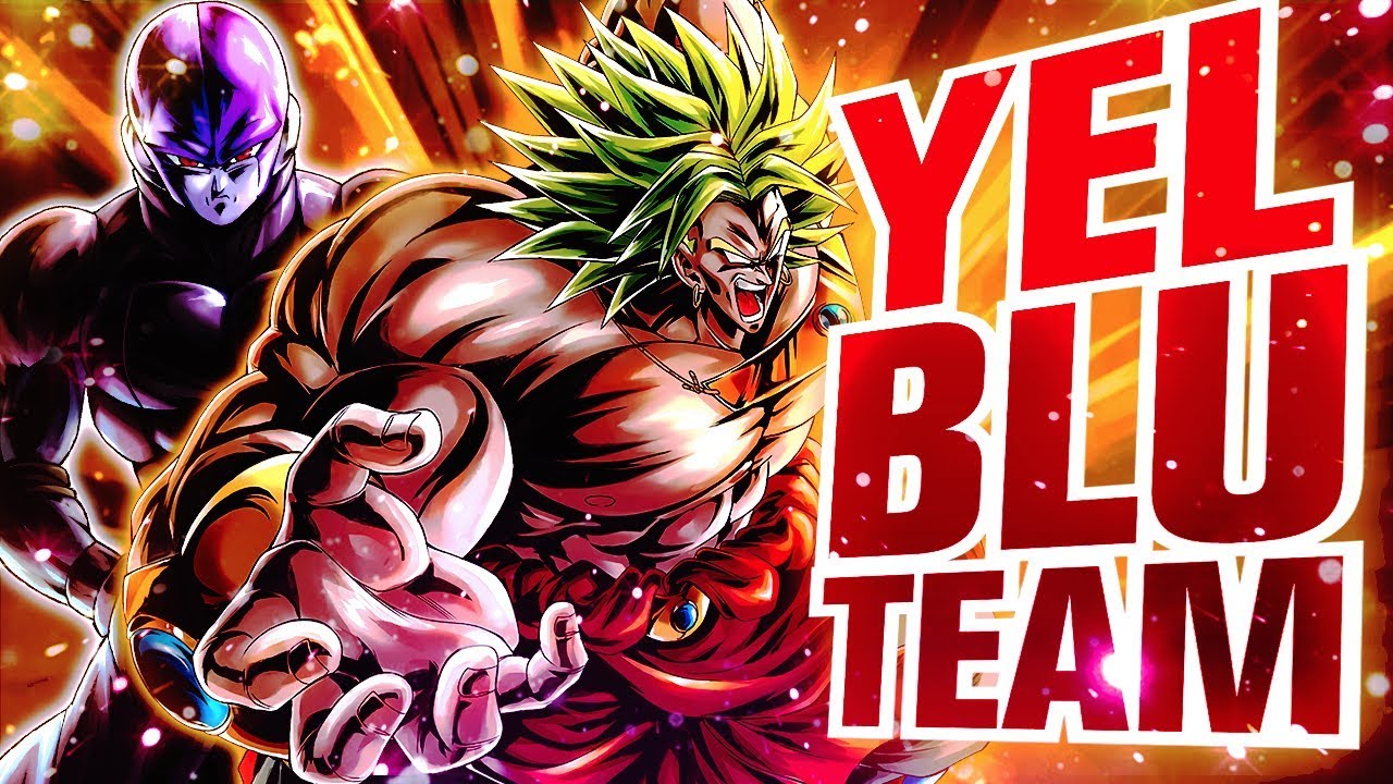 GODLY YELLOW TEAM COMBO! 598% EX Broly x Hit! Dragon Ball DB Legends ...