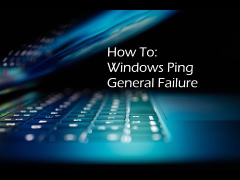 How To Fix: Ping General Failure - YouTube