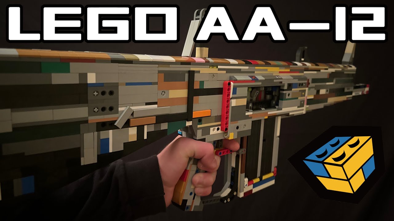 LEGO AA-12 (BUILT WITH LEGO & WEBRICK) - YouTube