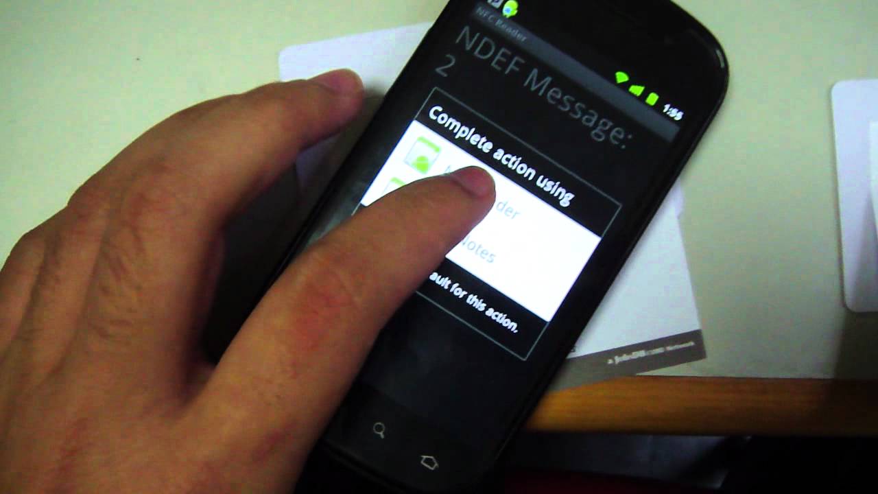 NFC Reader App Testing - YouTube