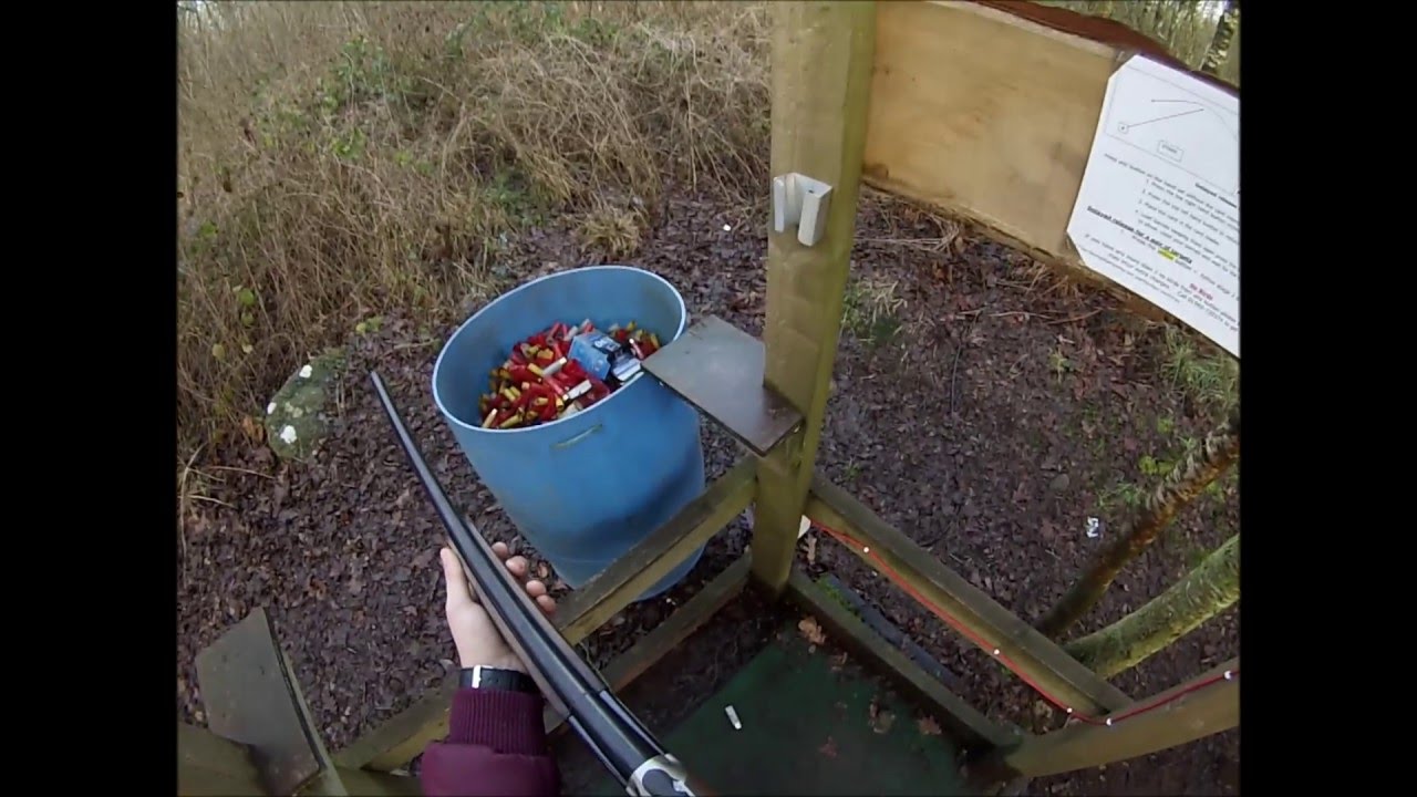 Go Pro. Clay Pigeon Shooting. Cluny Clays! - YouTube