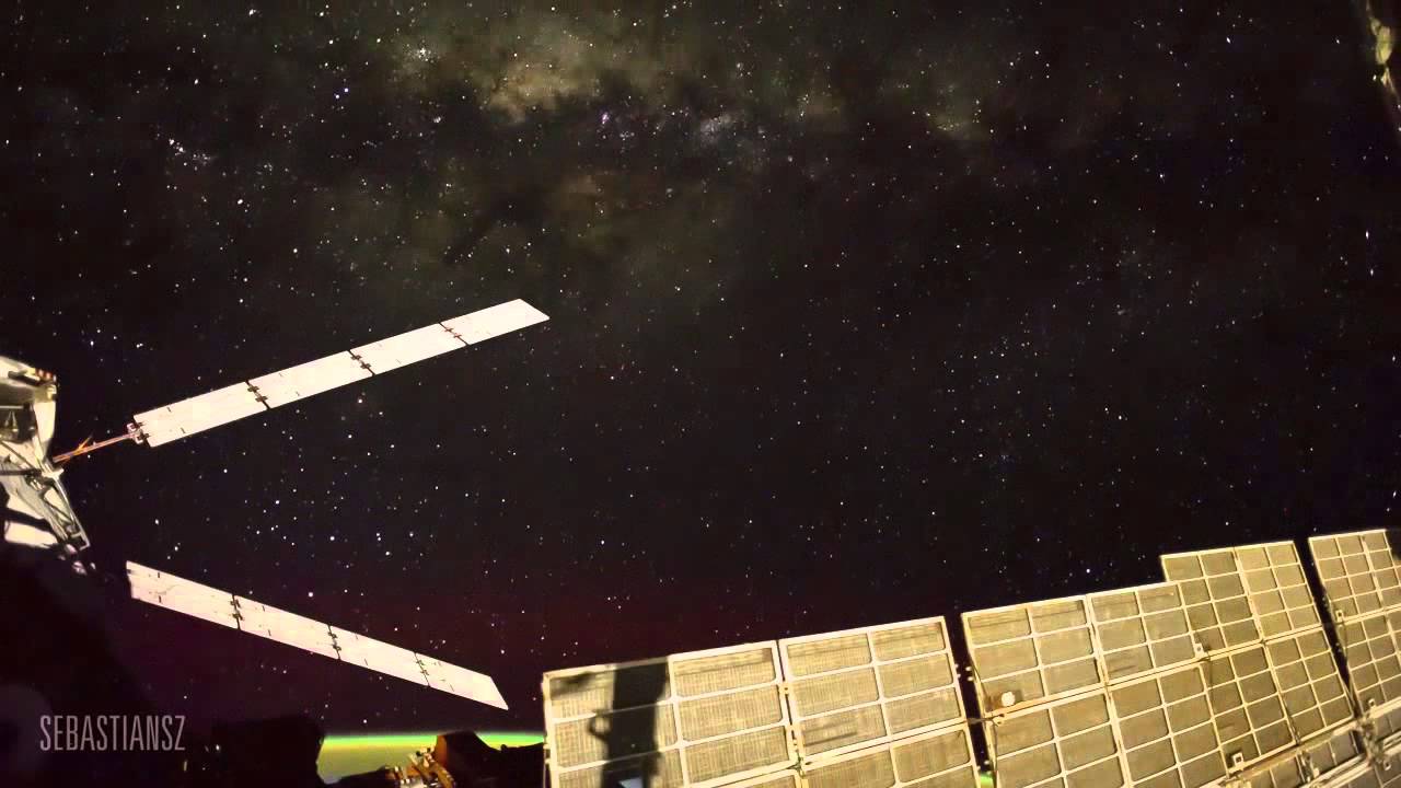 Milky Way Galaxy seen from International Space Station ISS [HD 1080p ...