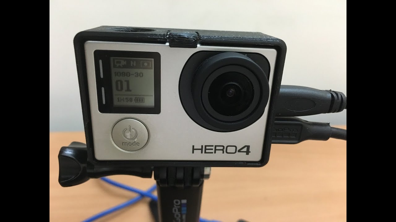 New print for my GoPro Hero4 - YouTube