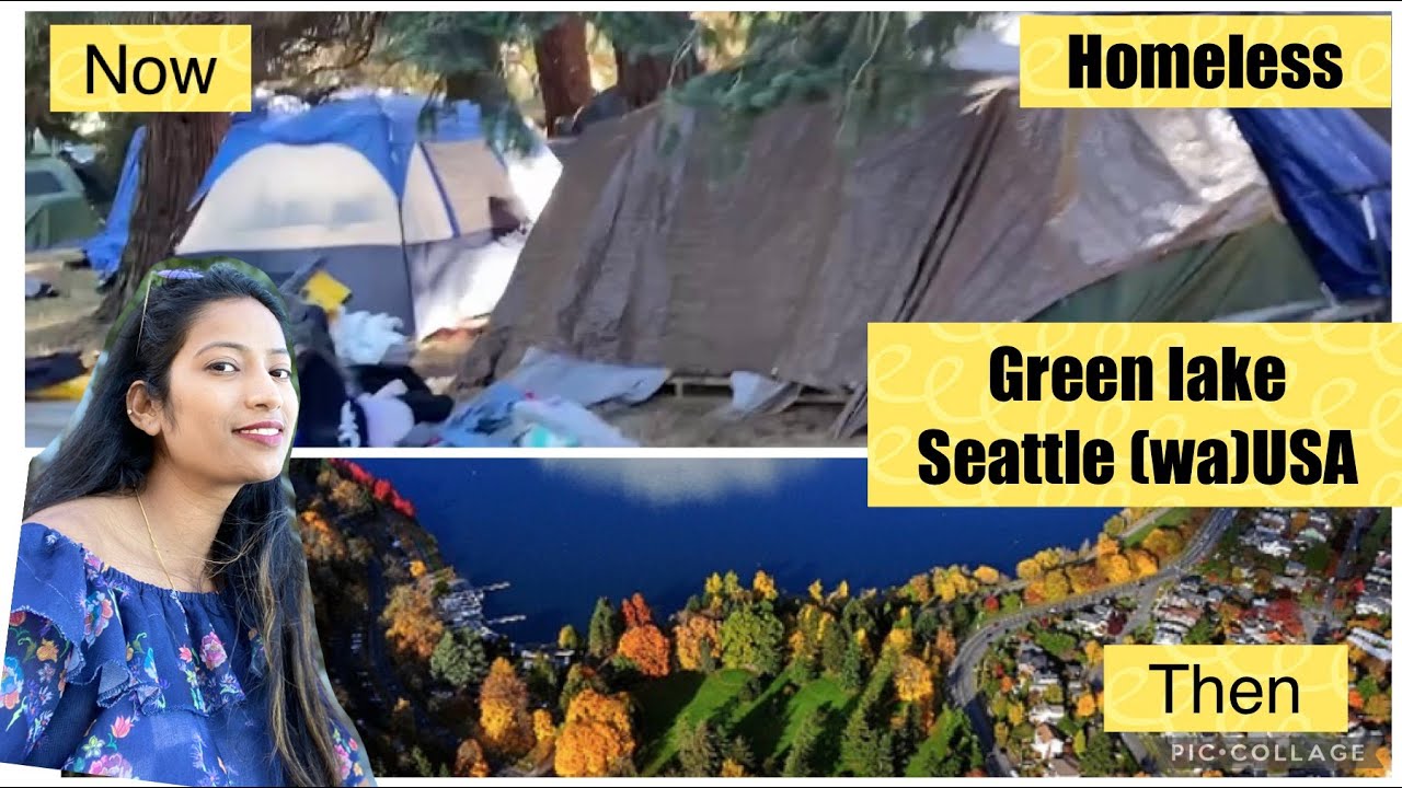 Green Lake Seattle (WA) / Unbelievable Homeless Slums/USA Vlog - YouTube